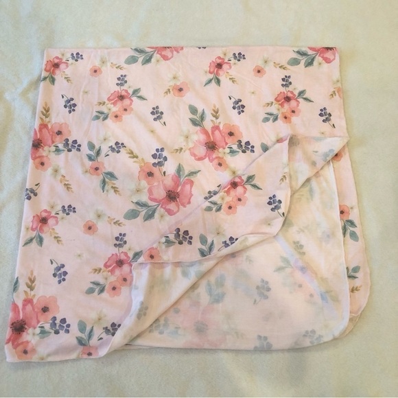 toby | Bedding | 45 Toby Baby Blanket Pink Floral Stretchy Swaddle ...